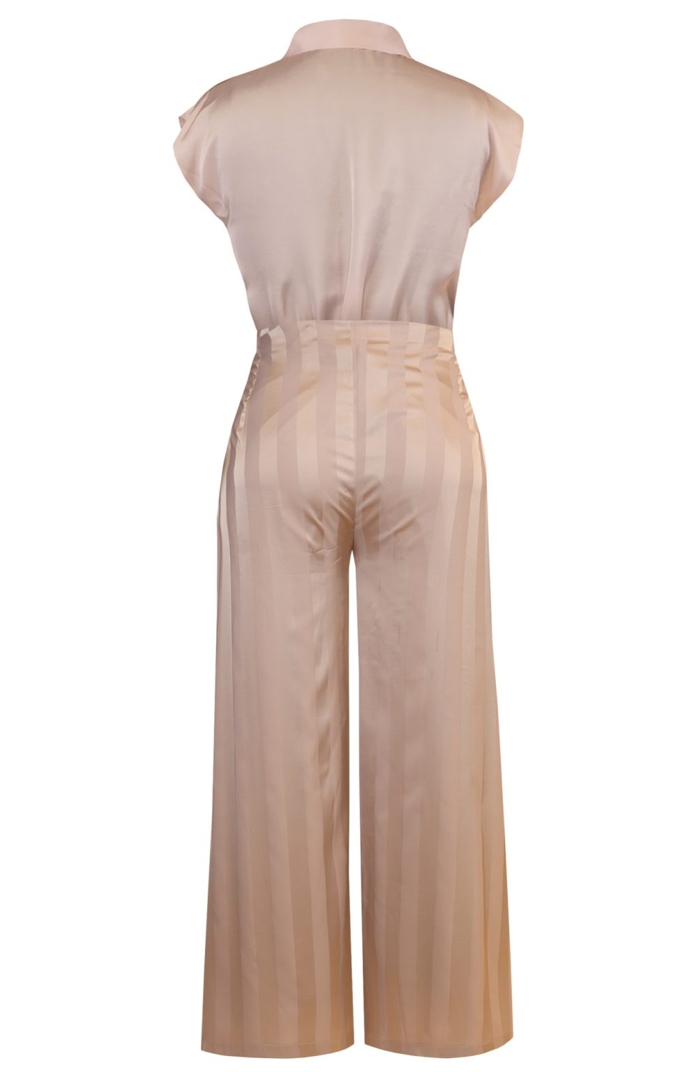 Nude Satin Co Ord Set Jasminum